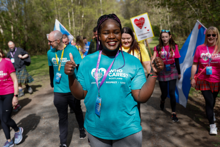 Donate | Fundraising with Who Cares? Scotland