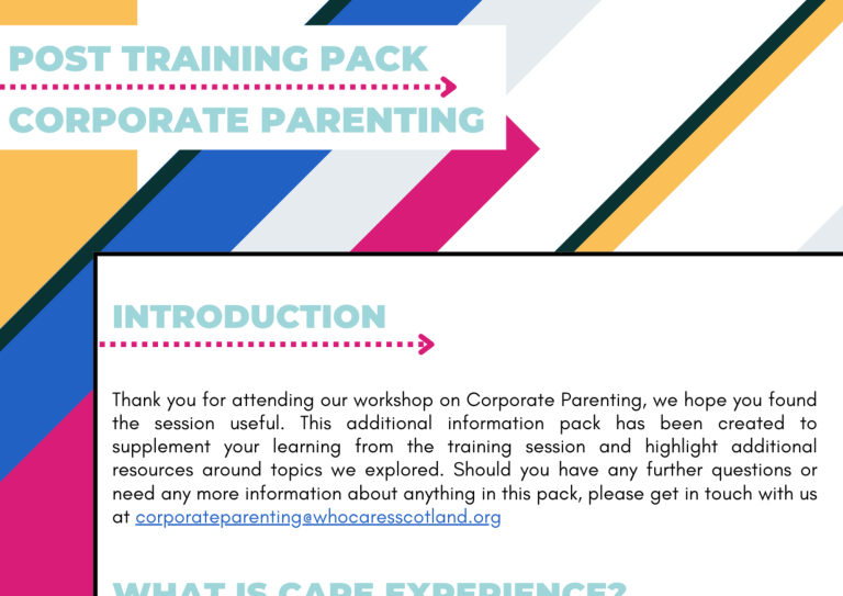 Corporate Parents - Who Cares? Scotland